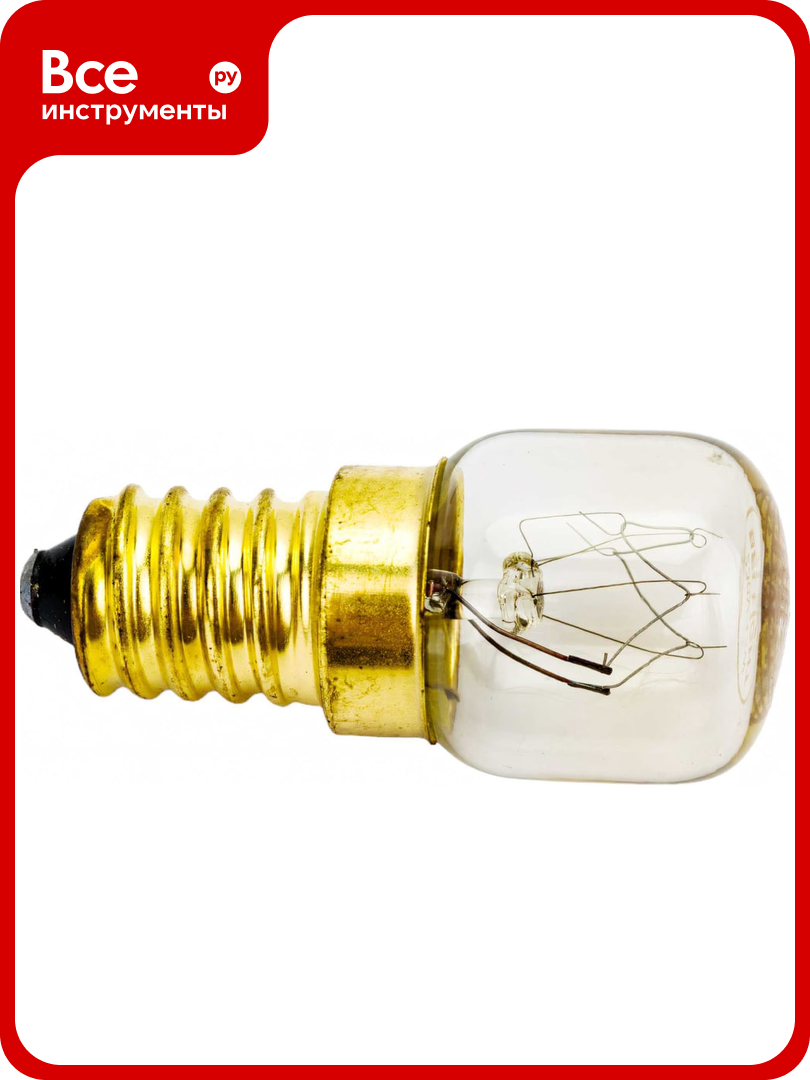 Лампа накаливания для бытовых приборов BELLIGHT PS25 230V 15 W E14 85637130
