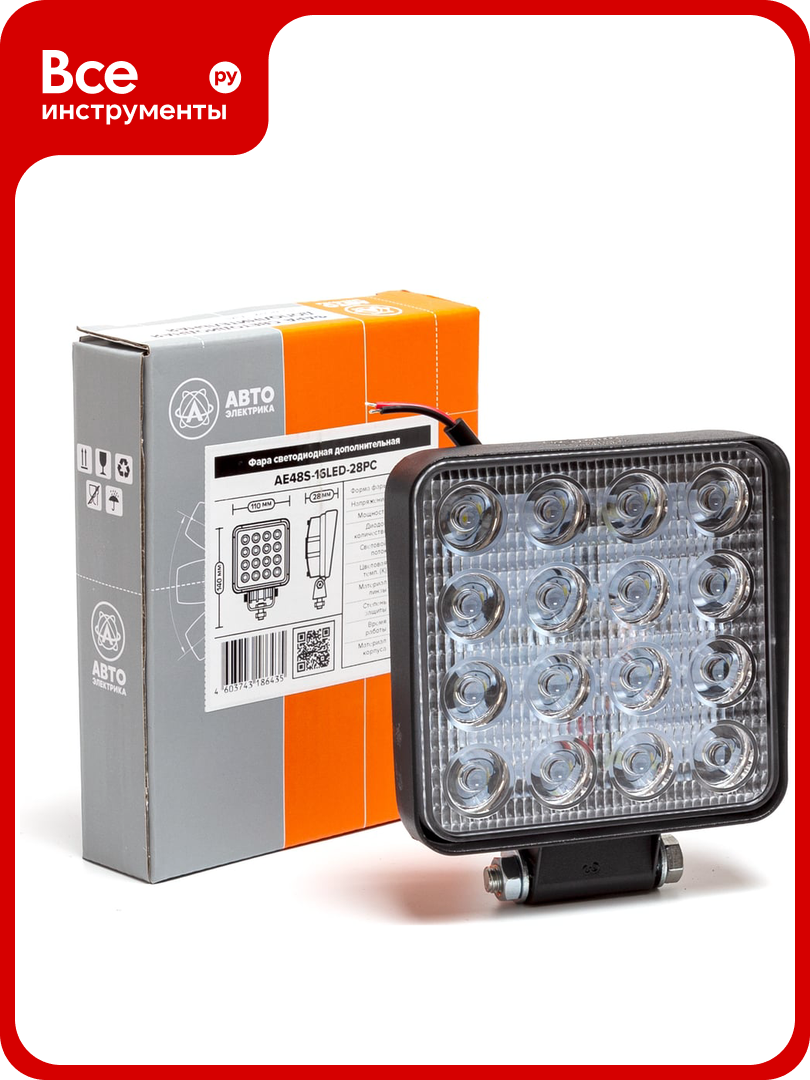 Фара рабочего света автоэлектрика LED кадр, 12/24В 09.2010