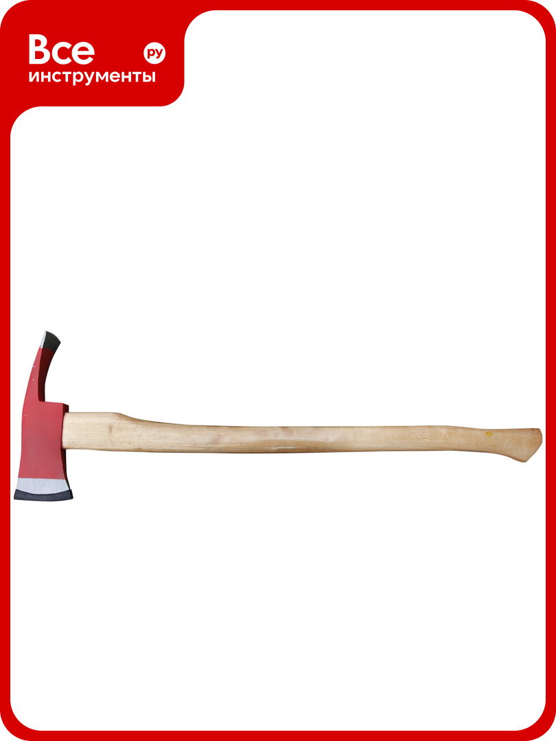 Топор-мотыга с деревянной ручкой Лесхозснаб 4631140678079, для быстрого создания минеральных полос