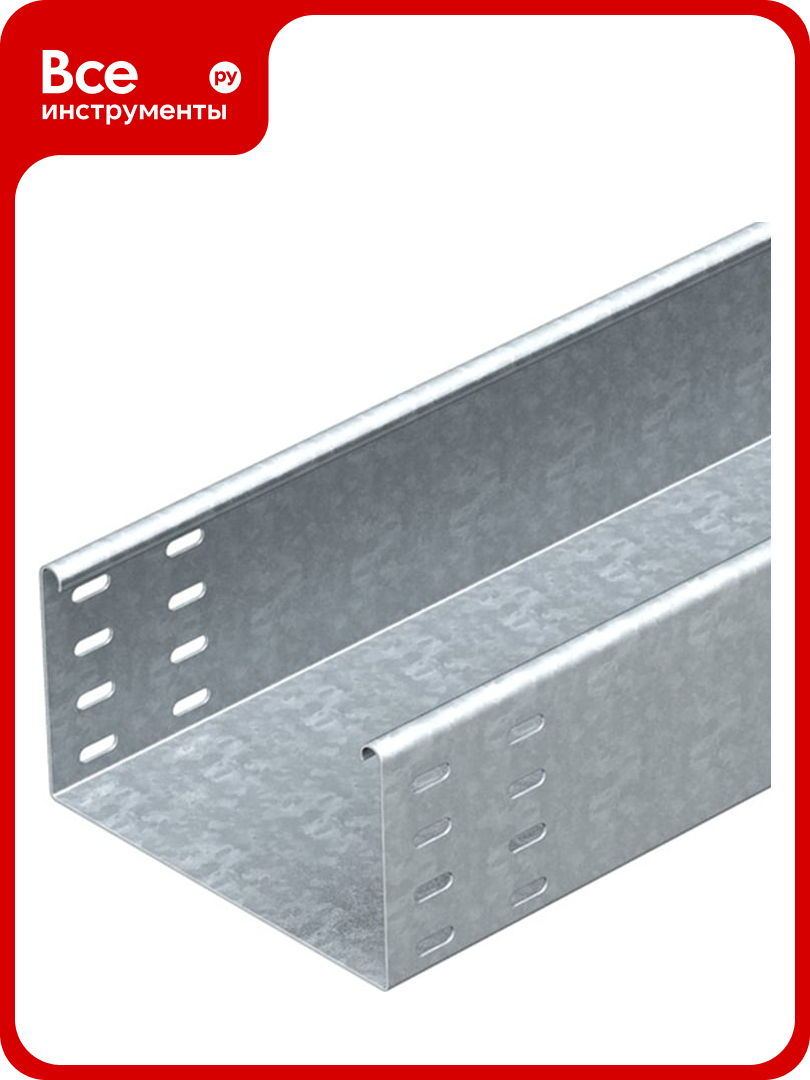 Лоток кабельный неперфорированный OBO Bettermann LKSU 110 FS RU, 110x100x3000 мм, 0,7 мм (аналог 100x100) 6835778