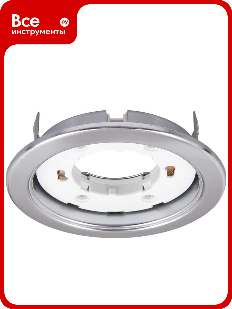 Встраиваемый светильник Jazzway PGX53 10639.26 хром матовый 106*39мм 5043497