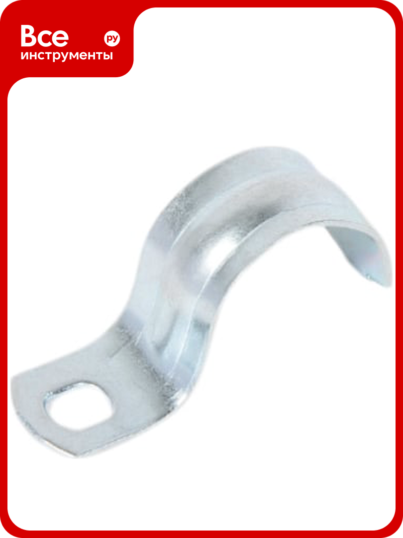 Металлическая однолапковая скоба MAYER СМО 19-20, 100 шт. 20 0020 1 для прокладки электрических сетей