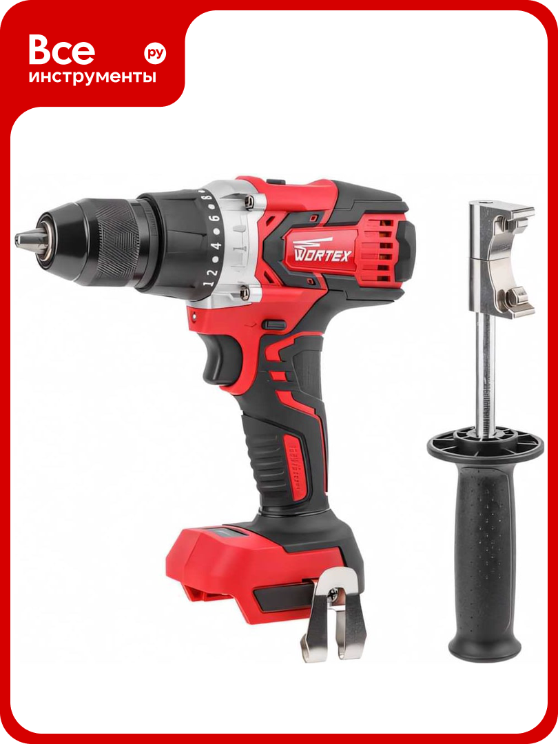 Аккумуляторная дрель-шуруповерт WORTEX BD 2030 Dli ALL1 BD2030Dli0029, для общестроительных работ