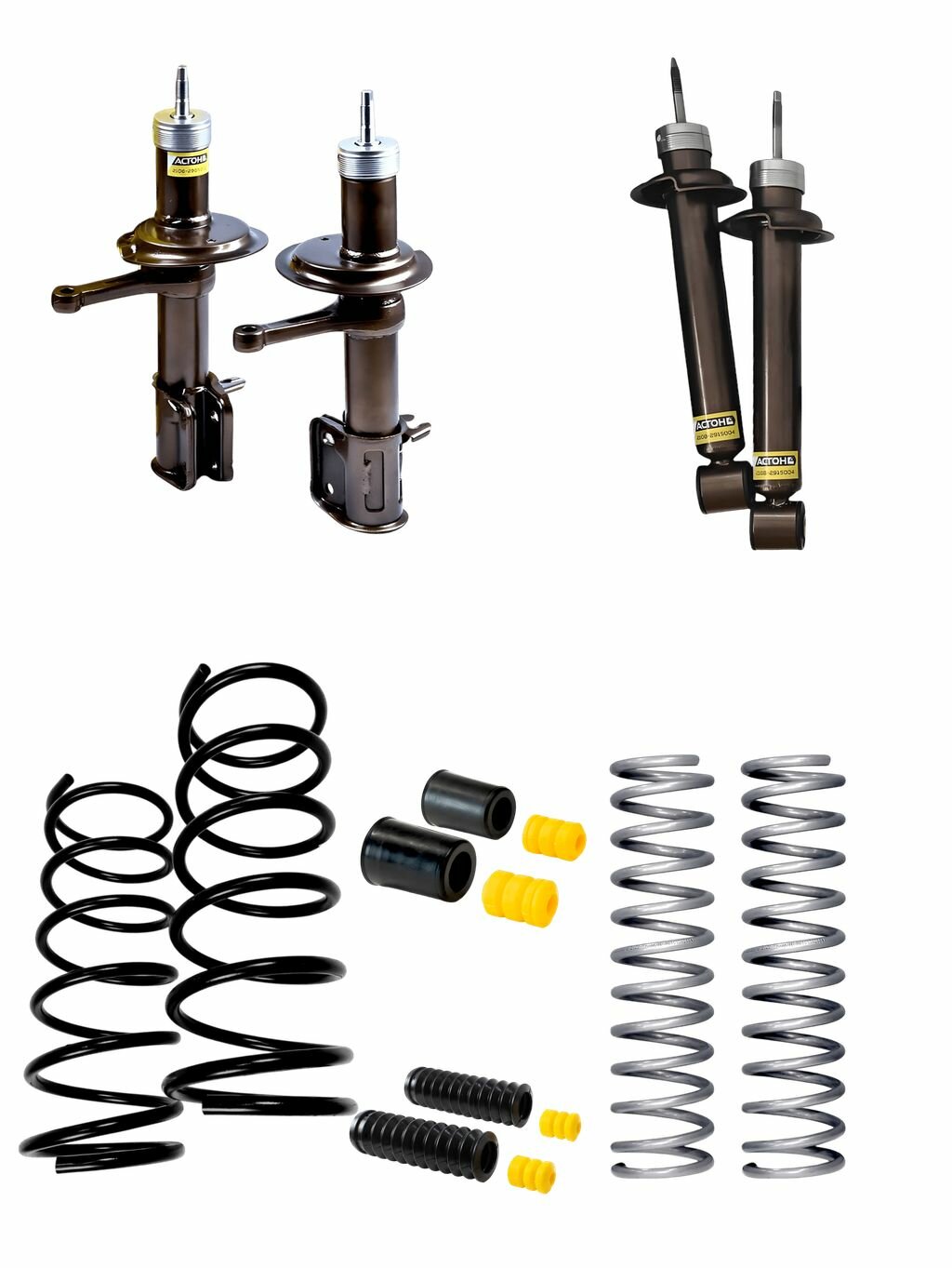 Без опор комплект стоек Ваз 2114 Астон- Артикул: BND-778927-167-2114 - Производитель: Россия
