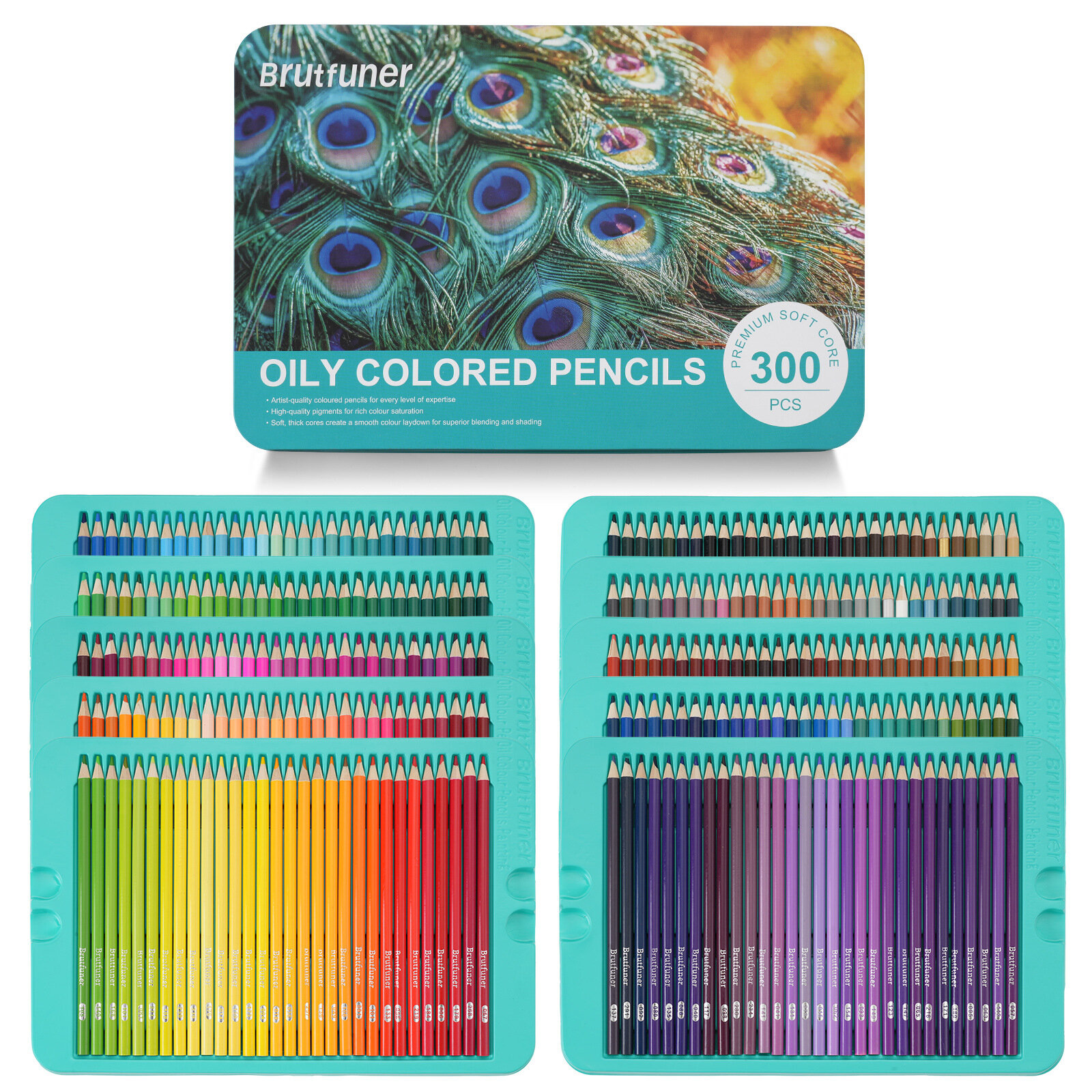 Набор ручек Brutfuner Color Pencil, 180/240/300 цветов