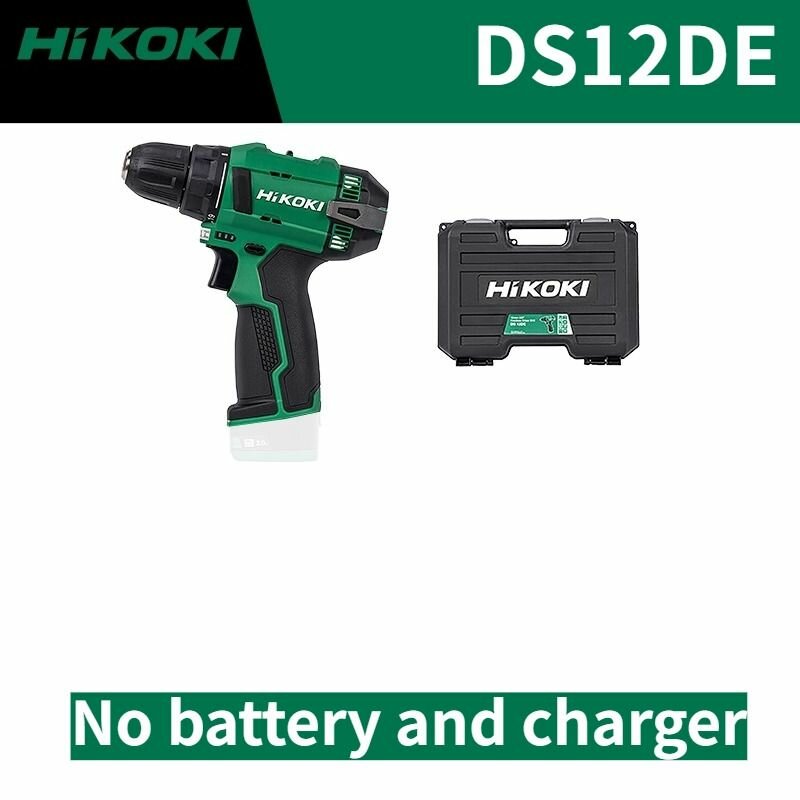 HiKOKI DS12DE Ручная электрическая дрель бытовая от небольшой литиевой батареи к отвертке
