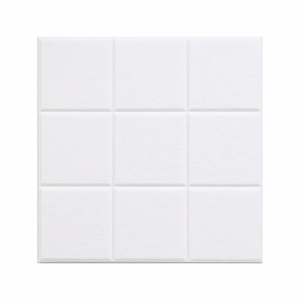 Фетровая доска для заметок 30x30см, Белый