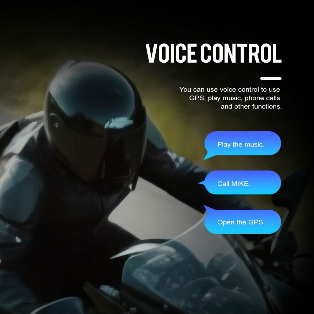 Bluetooth-гарнитура для шлема — фото 1