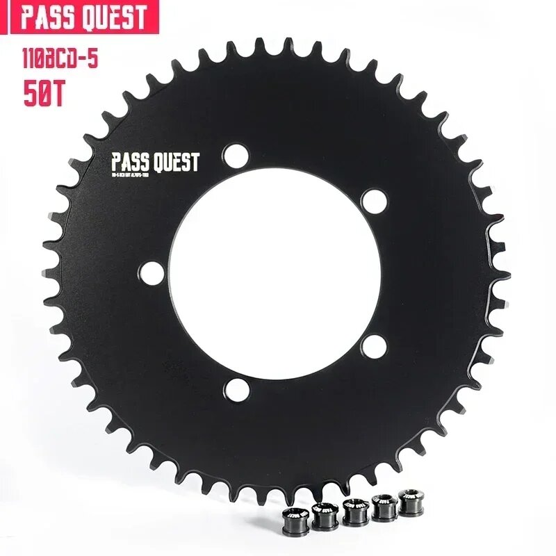 Pass Quest велозвездочка 110BCD овальная/круглая 42T-58T Round 110BCD-5 50T