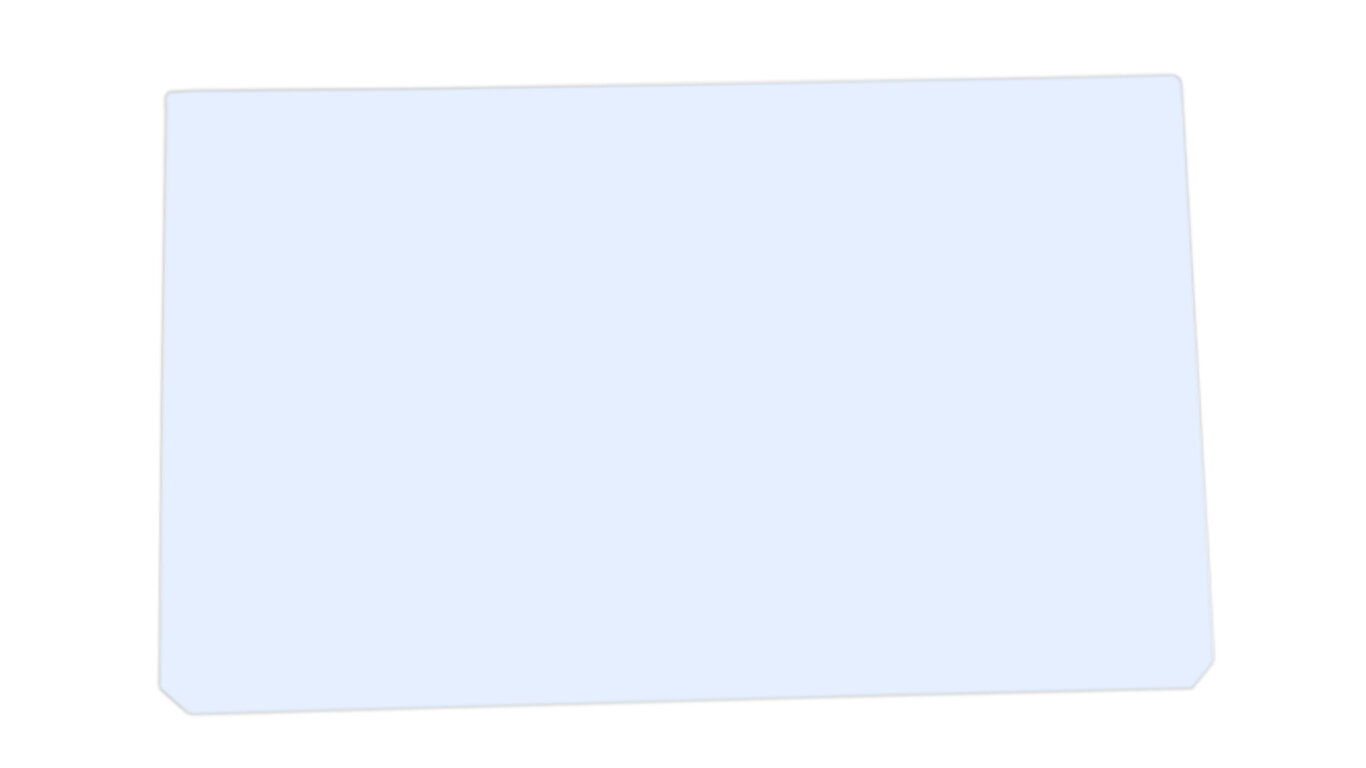 Полка стеклянная над овощным контейнером в сборе для холодильников Indesit 372746 (495х300мм, информация на планке 148052128)