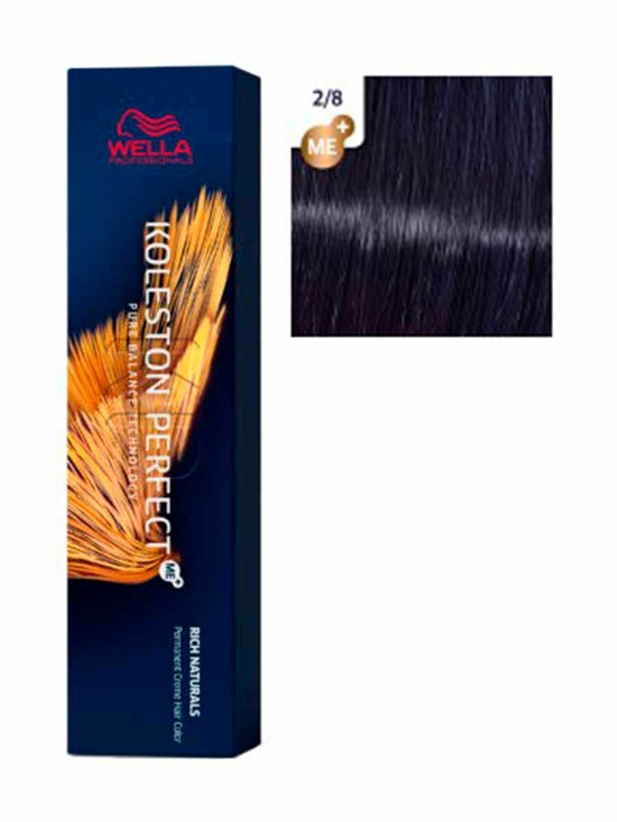 Краска Wella Koleston Perfect Me+ 2/8 Велла Колестон Перфект стойкая для волос 60 мл