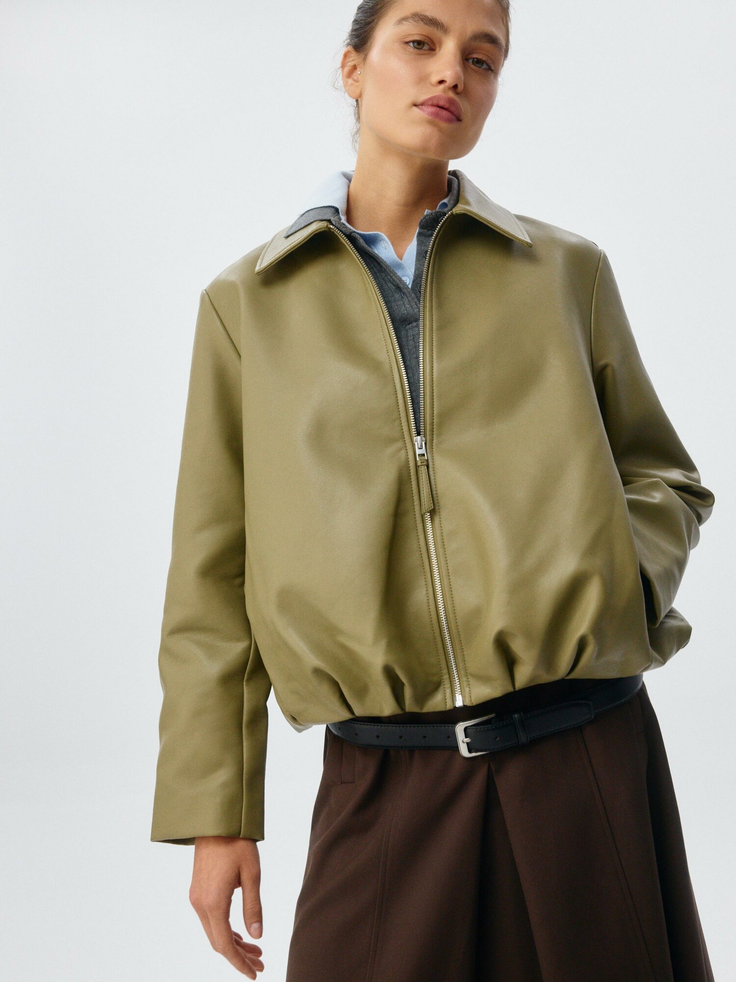 Куртка кожаная