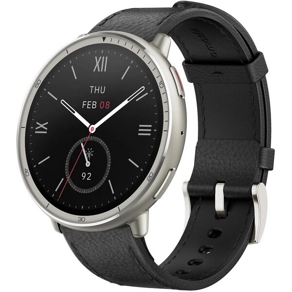 Умные часы Amazfit Active 2 Black Leather (Черный)