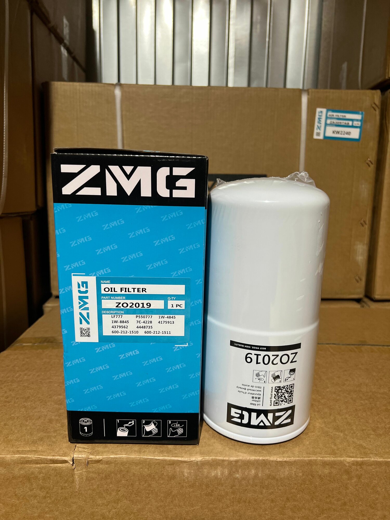 Фильтр масляный ZMG ZO2019 (LF777; 1W4845; 7C4228; 9Y4468; 4175913; ST10805) CASE HITACHI KOMATSU, JOHN DEERE VOLVO JCB, CATERPILLAR ISUZU NEW HOLLAND TEREX CLARK KOBELCO GROVE INGERSOLL RAND