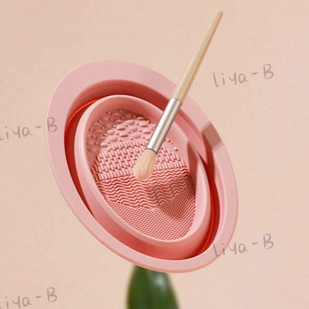 Складной коврик для мытья очистки кистей и спонжей для макияжа