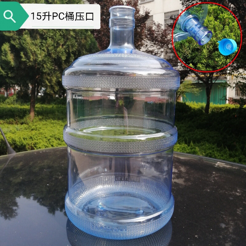 Бочка для воды, закаленный ПК, сальниковый тип, 15 л