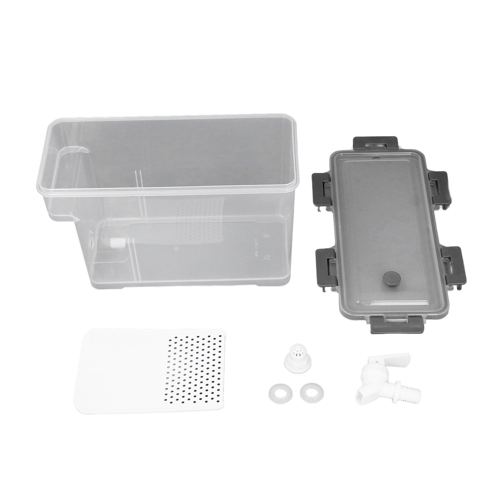 3,5 -литровый дозатор напитков с резиновым кольцом Spigot Safe большие мощности PP холодная вода Диспенсер серой