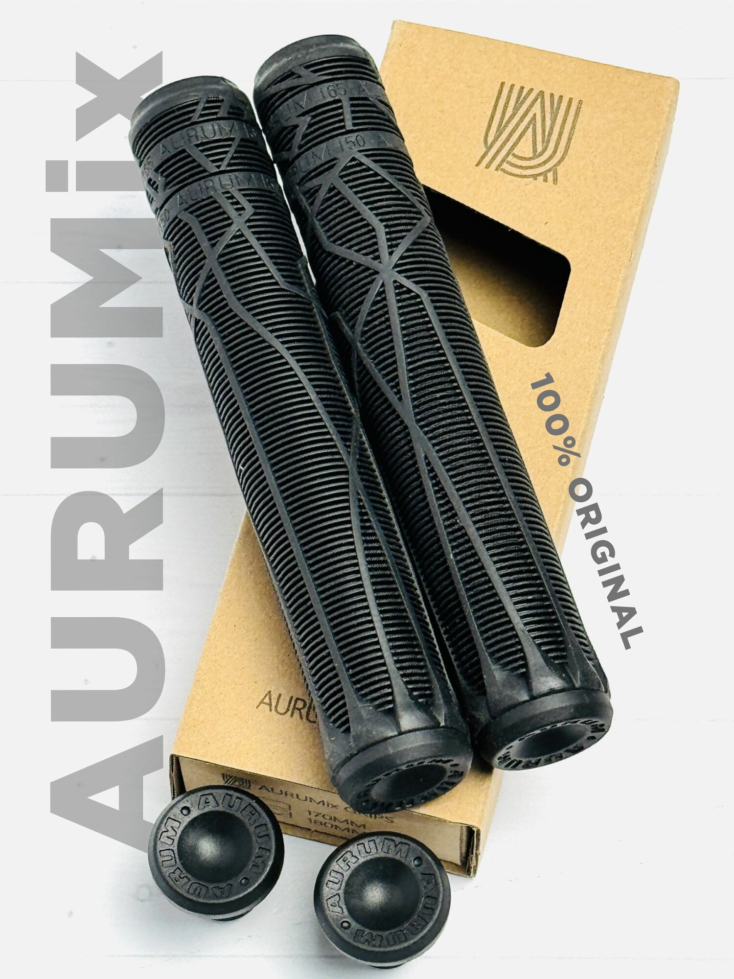 Грипсы AURUMix One Eighty 180мм Черный