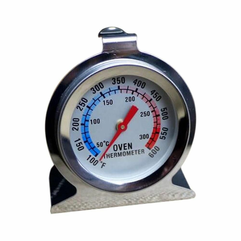 Термометр OEM 50-300, для духовок, механический, на металлической подставке, серебристый
