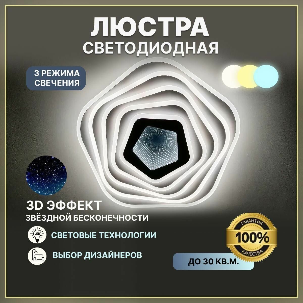 Люстра потолочная