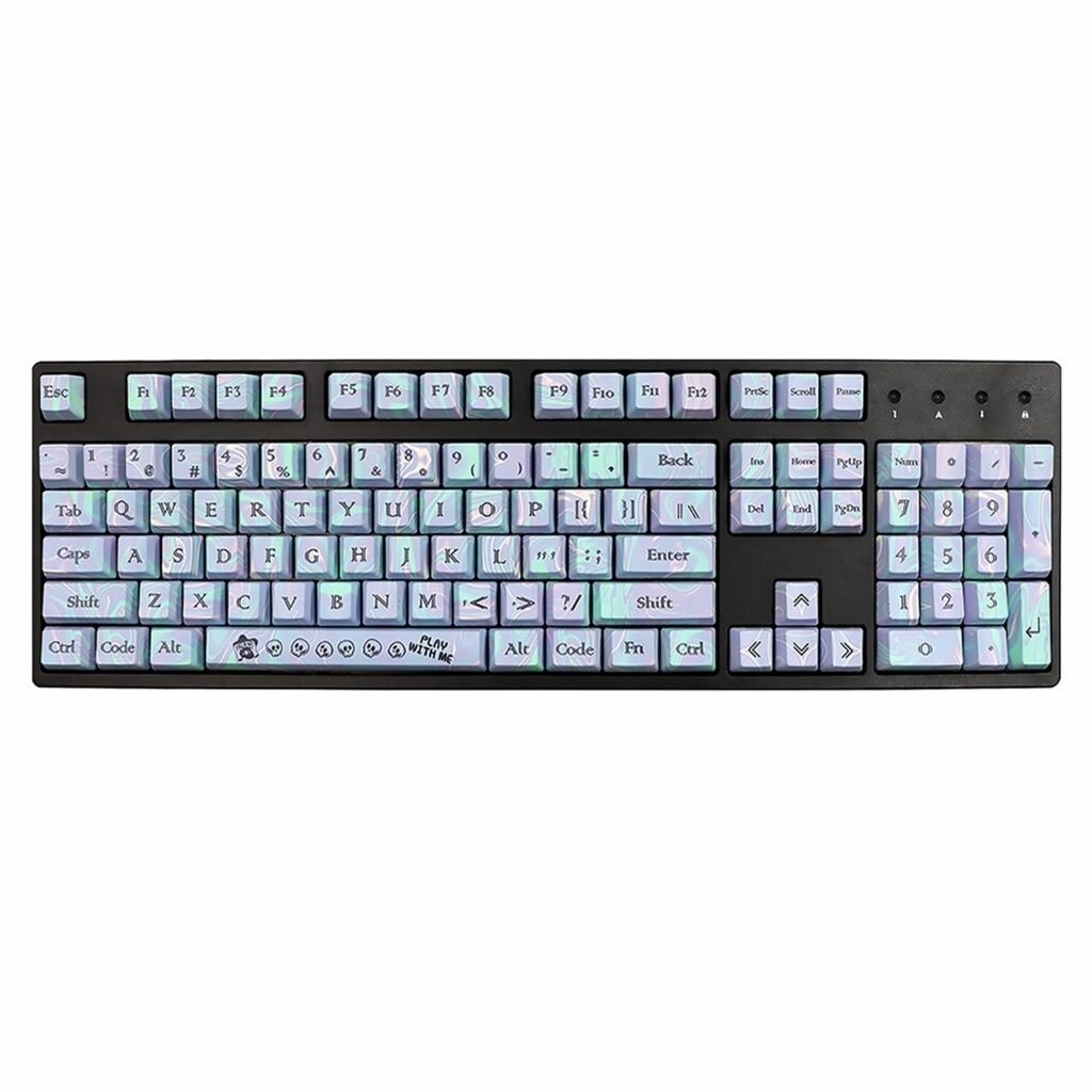 112-клавишный факсимильный аппарат Ya color keycap Высота OEM сублимационный колпачок из ПБТ