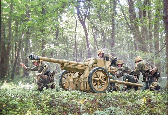 96460 Italeri Противотанковая пушка Pak 97/38 с расчетом 1/35