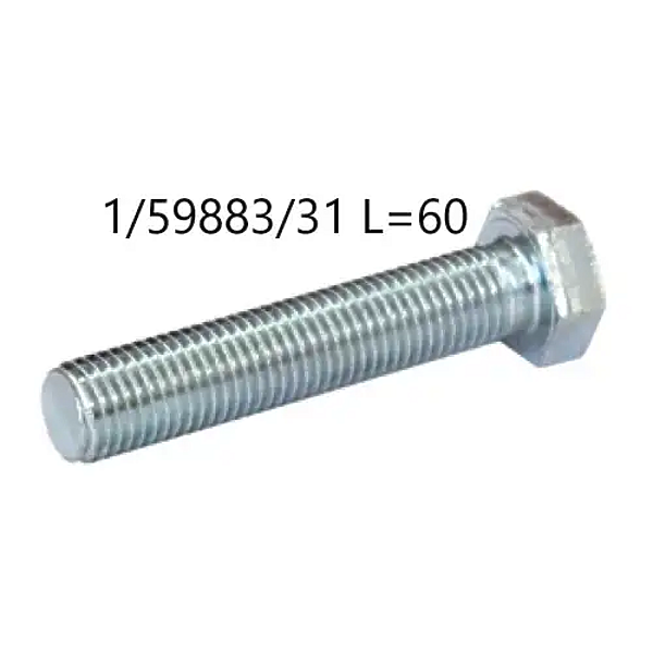 KAMAZ 15988331 oem болт m20х1.5x60 фаркопа\ kamaz