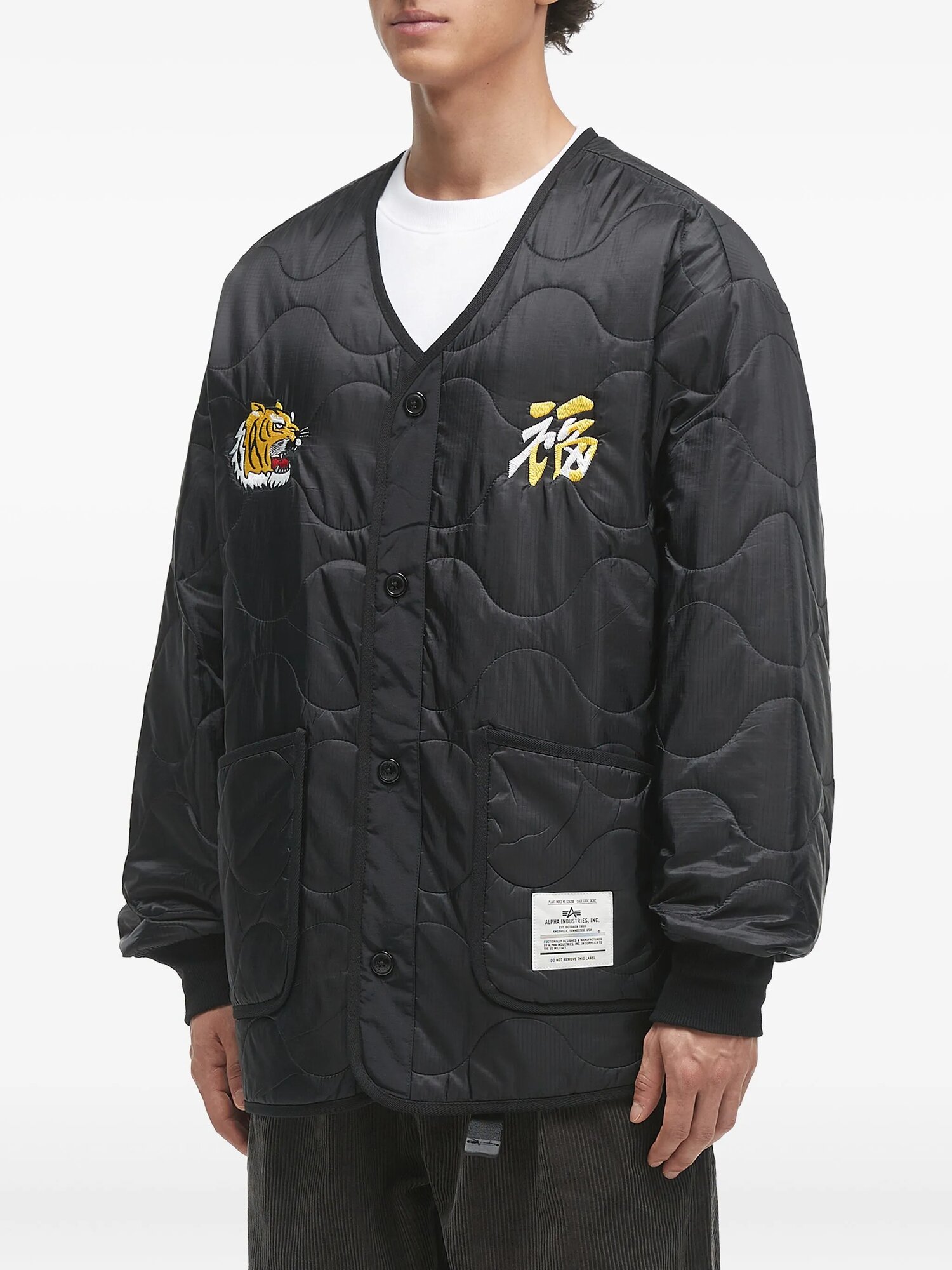 Куртка ALPHA INDUSTRIES, размер M, black/black — фото 1