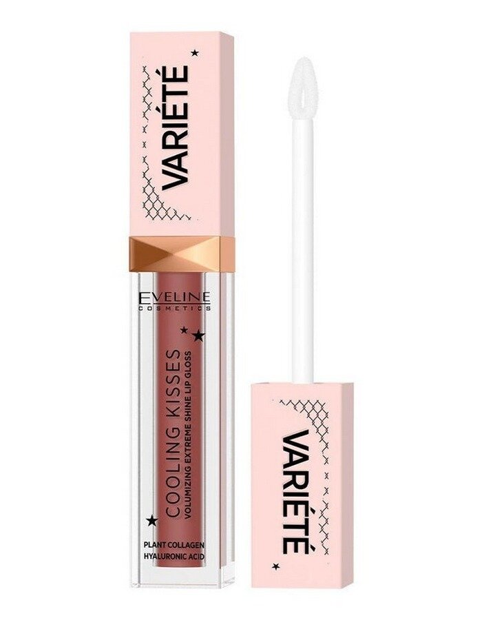 Eveline Variete - Cooling Kisses Охлаждающий блеск для увеличения объема губ "с коллагеном и гиалуроновой кислотой" 6,8 мл. №04 candy girl