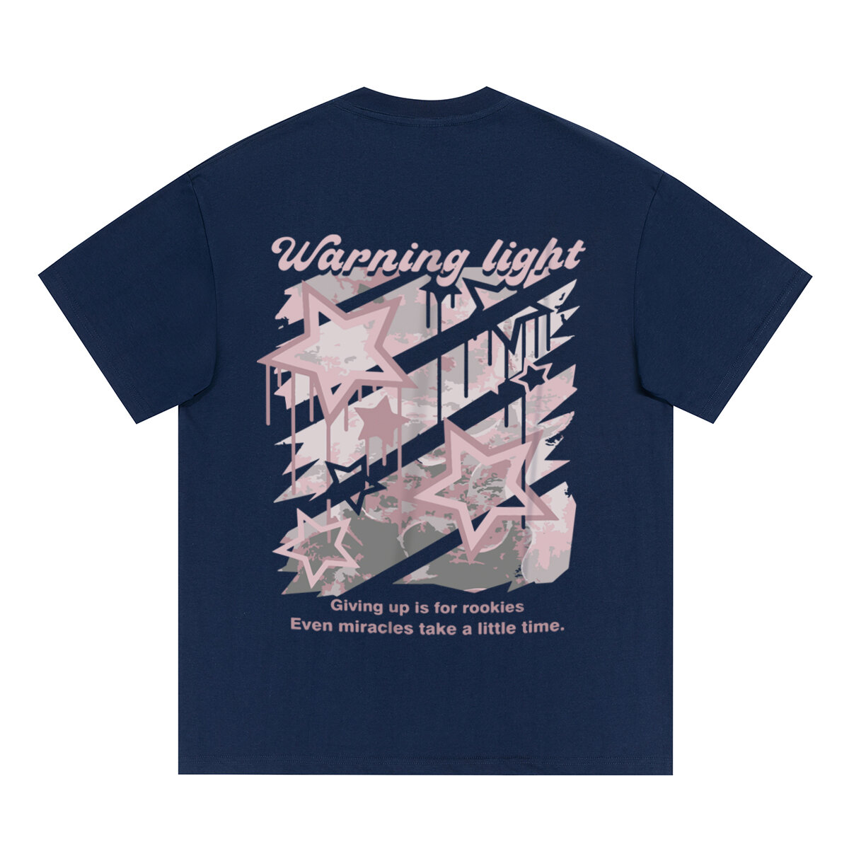 Футболки унисекс WARNING LIGHT 5174150 с круглым вырезом средней плотности L EU