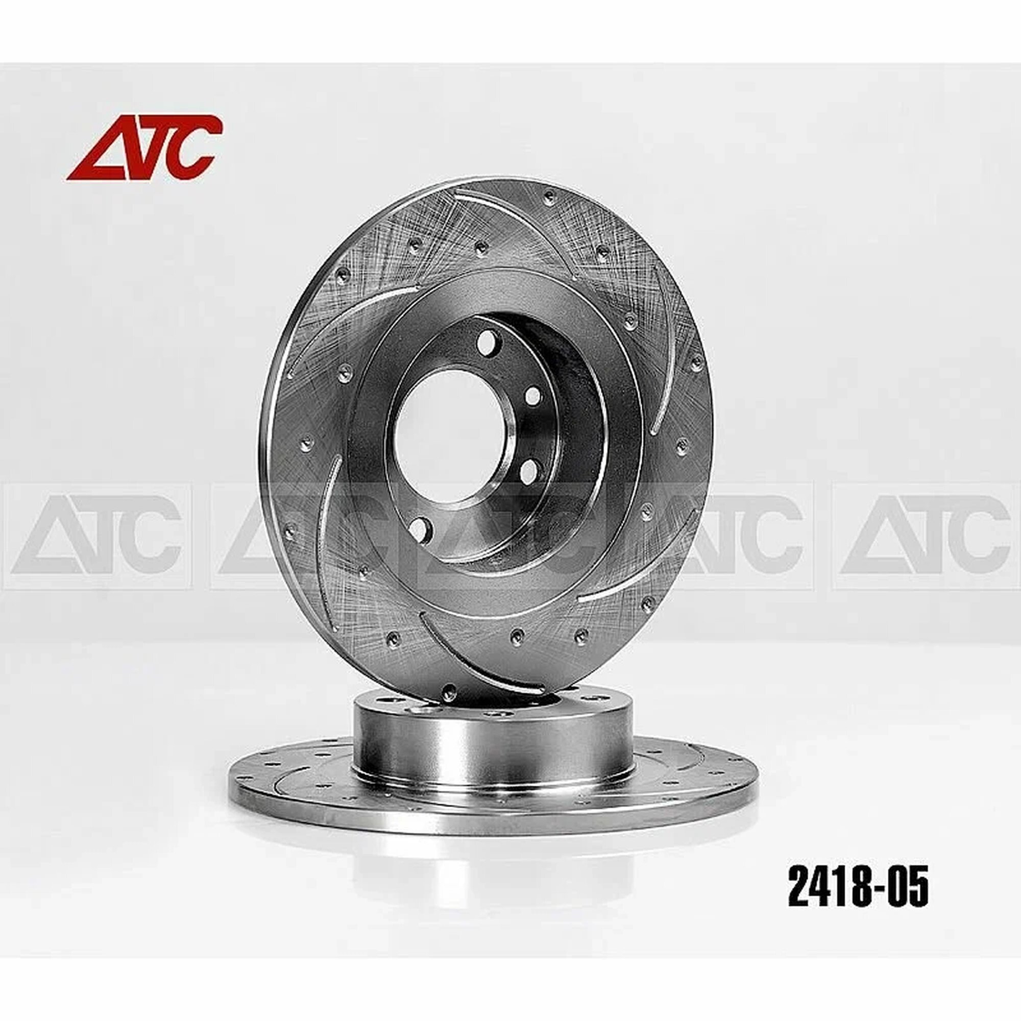 Тормозной диск ATC 241805, для LADA Vesta/Xray/Vesta SW Estate, задний, серый чугун