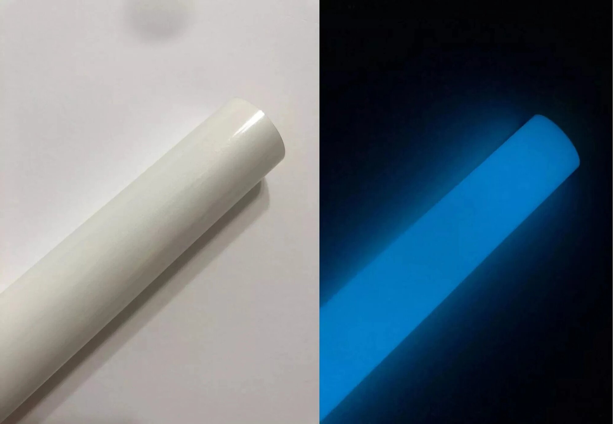 Светящийся термотрансферный винил WXPYU Голубой, 30.5x100cm, 3 Blue