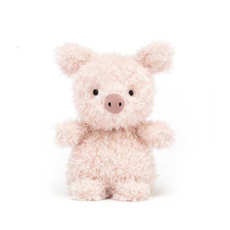 Animal pig plush toy with short hair for kids birthday present