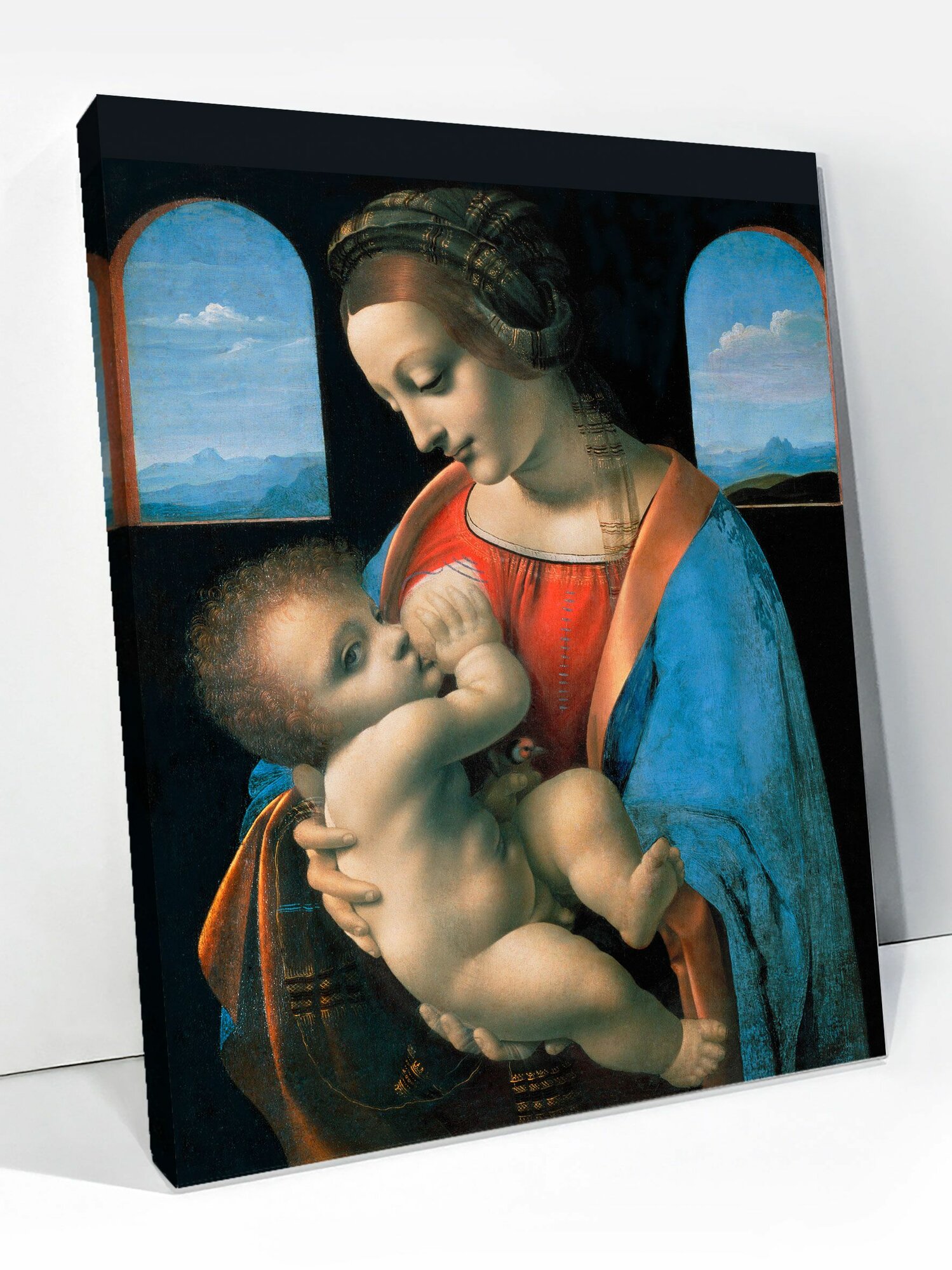 Картина Мадонна Литта Леонардо да Винчи на холсте 30х40см