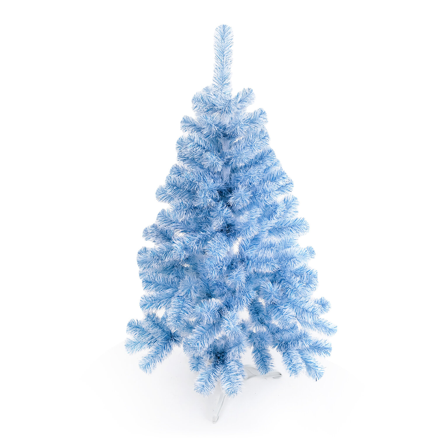 Искусственная ель 140 см Выгода "Голубая Сказка", ПВХ, 175 ветвей