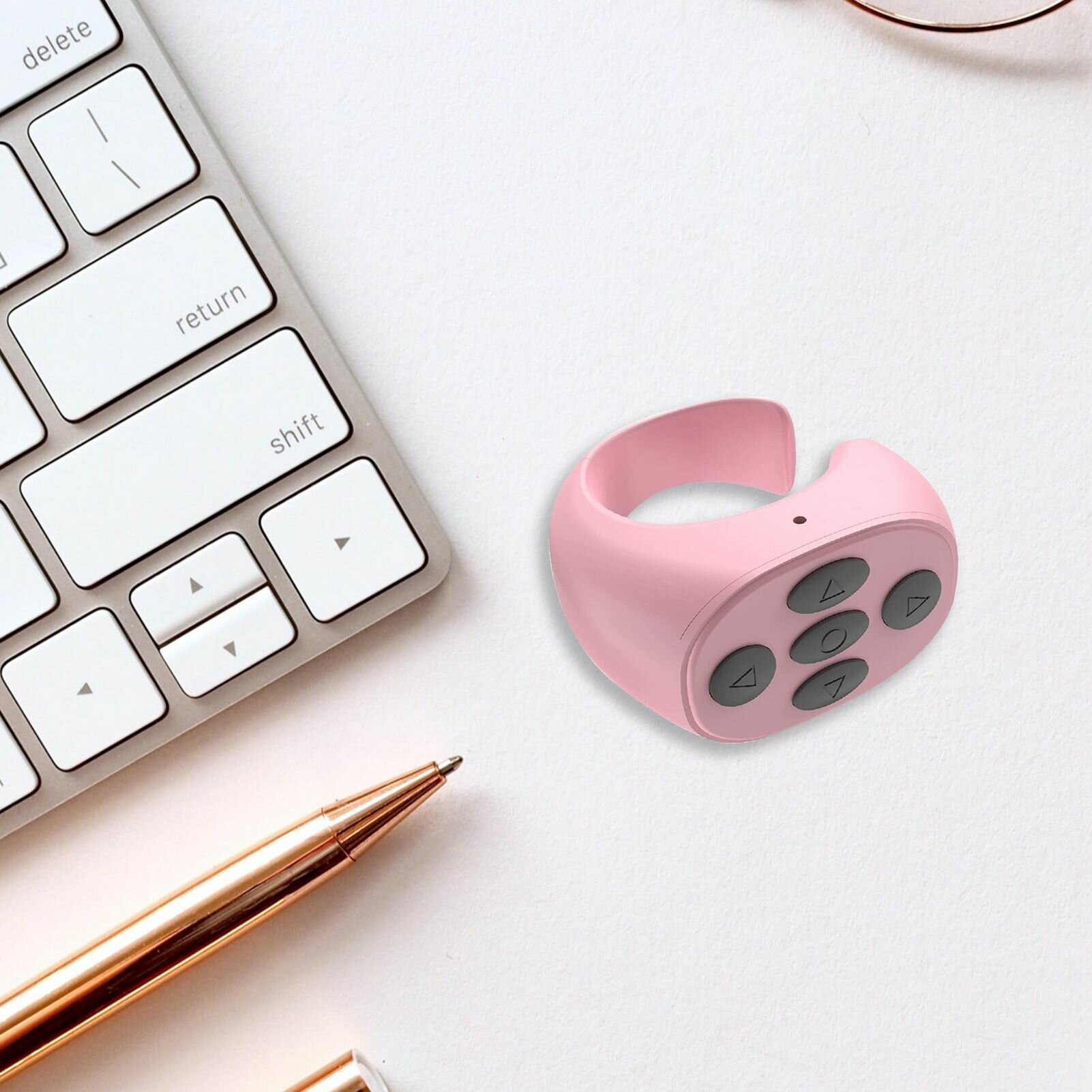 Геймпад для смартфона Тик ток кольцо 1, Bluetooth, розов