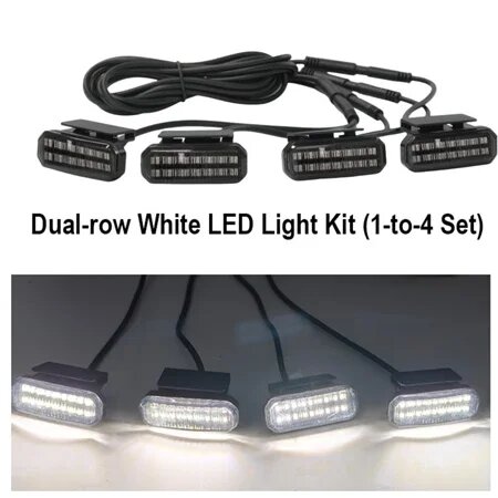 Светодиодная фара для передней решетки Ford Transit, дневные ходовые огни, лампа для колесных арок для пикапов и внедорожников, 12В