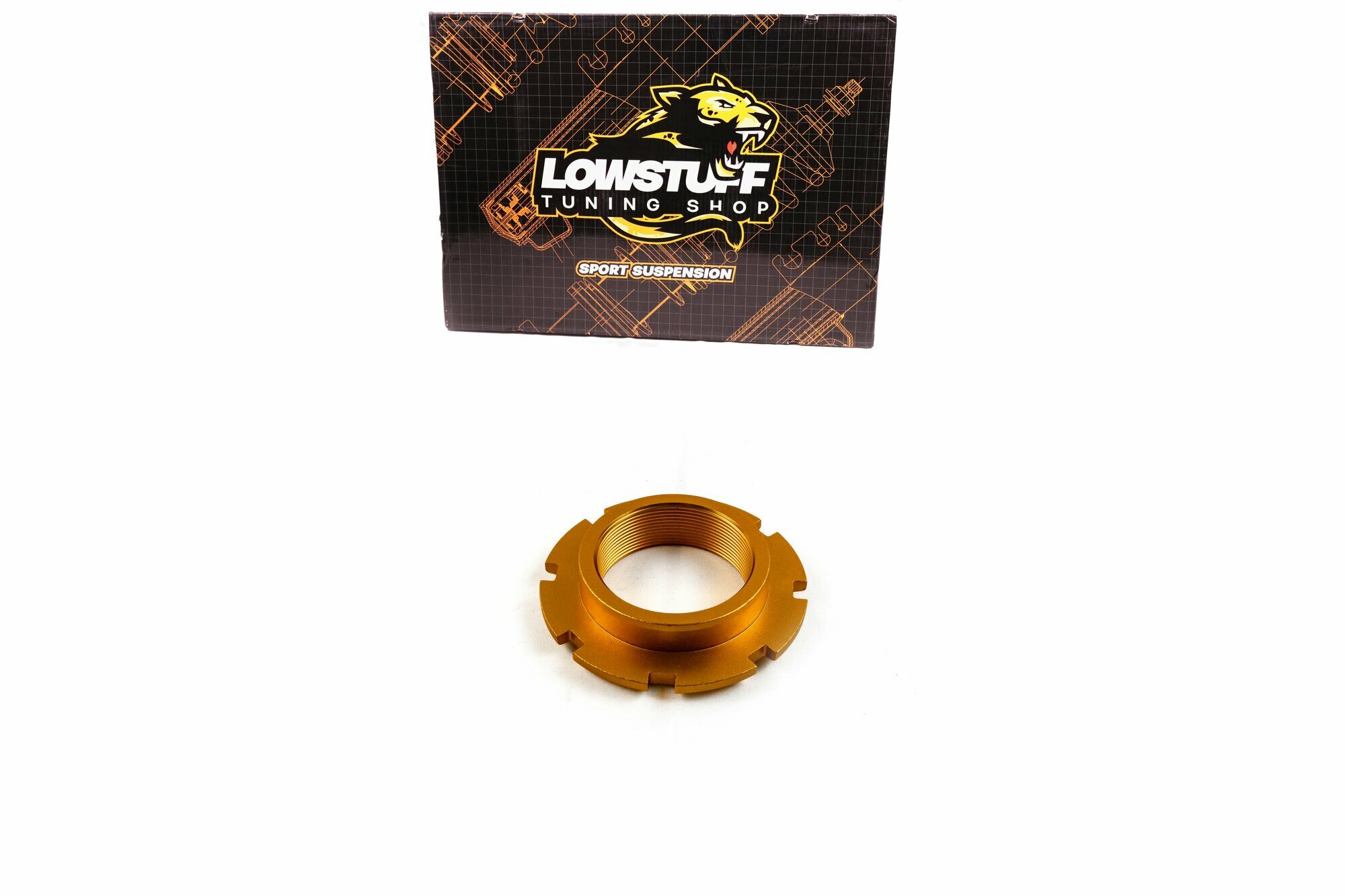 Гайка подпружинная опорная винтовой подвески LOWSTUFF EVO-III LSCSEVO3NUT90