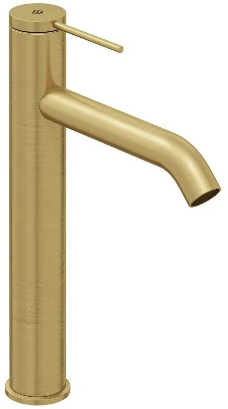 Смеситель для раковины Jacob Delafon Grands Boulevards E77959-4AND-2MB золотой, матовый, кран для ванной в раковину, из латуни, рычажный, с керамическим картриджем, с функцией экономии расхода