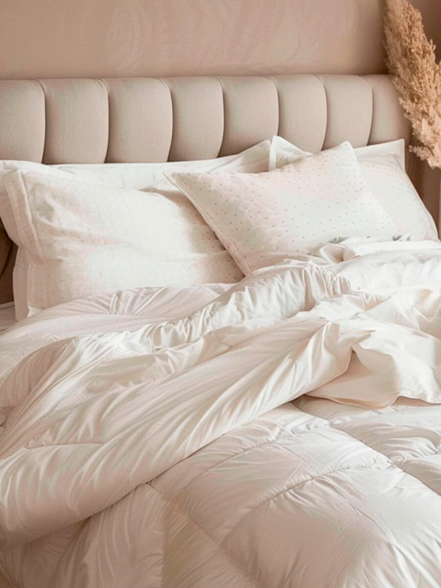 Одеяло кассетное Bel-Pol "Royal", евро, 100г/м², 200x220 см, белое