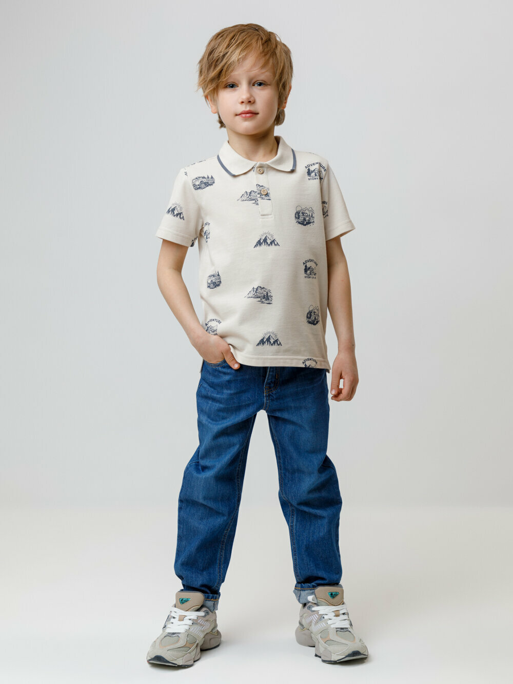 Поло КР 302416/бежевый,лесной поход к658