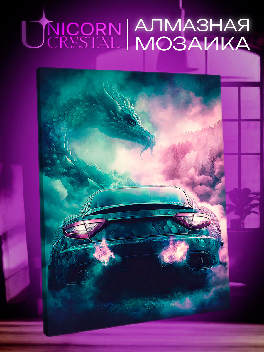 Алмазная мозаика Машина