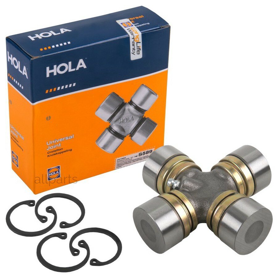 HOLA S589 Крестовина обслуживаемая 98x35 (под стопорные кольца) GAZ 53, 66, 3307,3308, PAZ 3205 HOLA S589