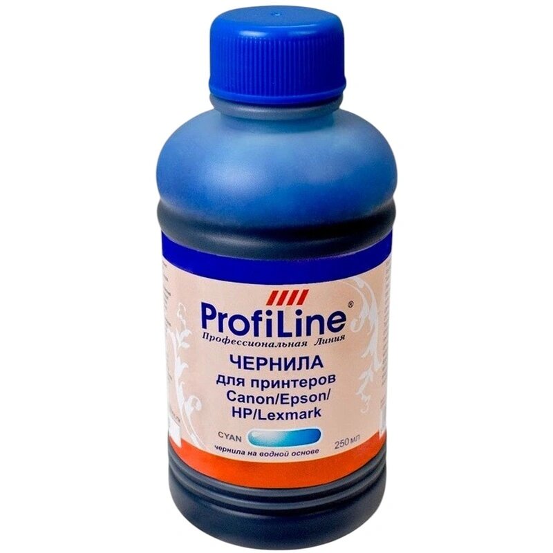 Чернила Premium для Canon/Epson/HP/Lexmark гол. 250 мл вод. ProfiLine