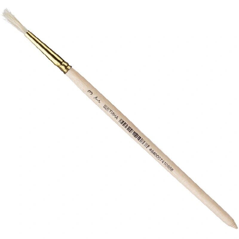 Кисть №1School, щетина, круглая,№3