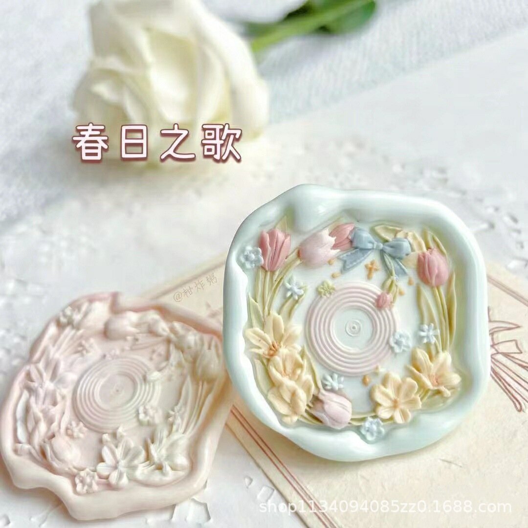 Головка уплотнения противопожарной краской, сплав, ретро-стиль, цвет Song of Spring