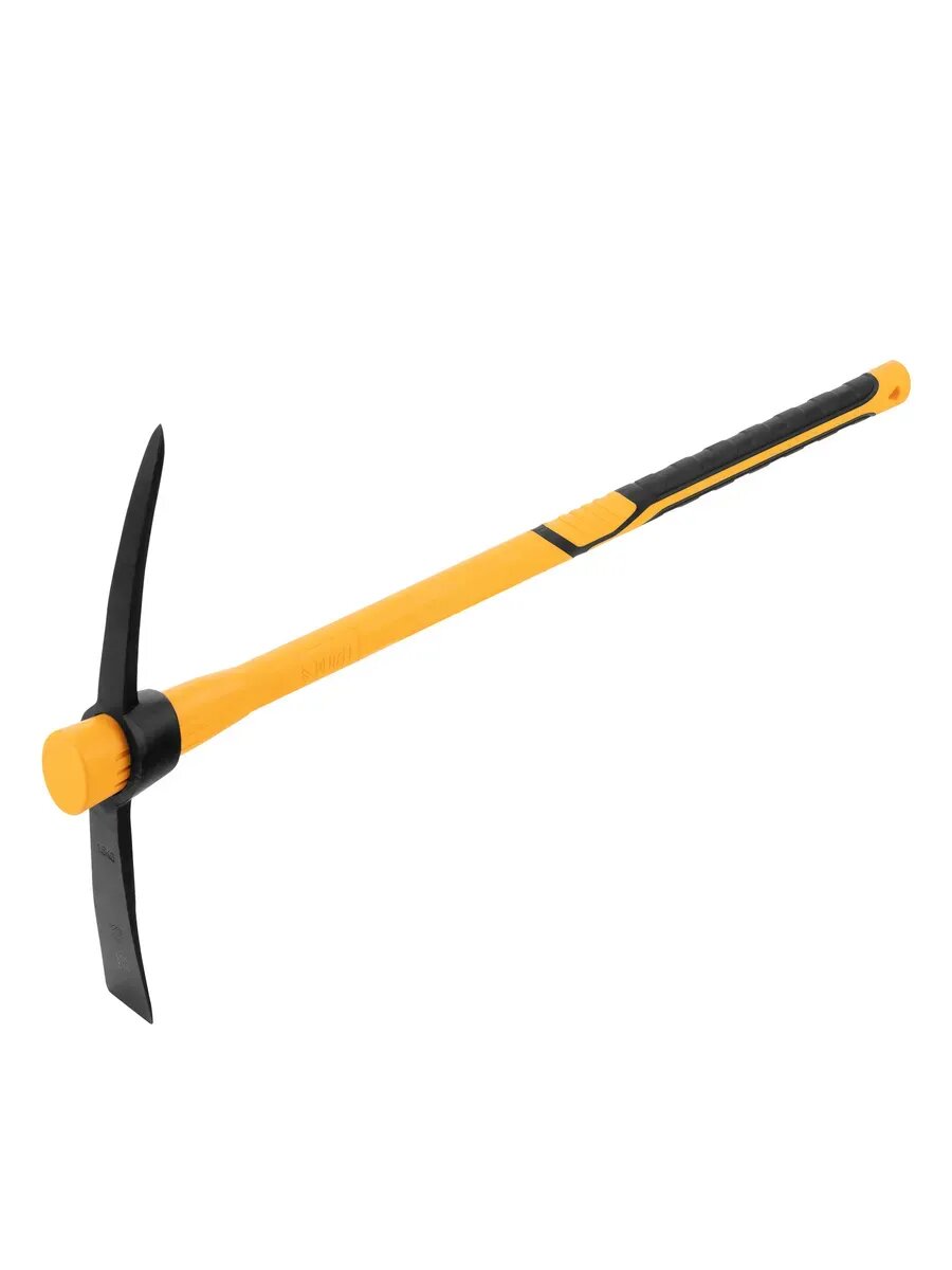 Кирка 1,5кг узкая, обрезиненная рукоятка 90см Denzel 21834