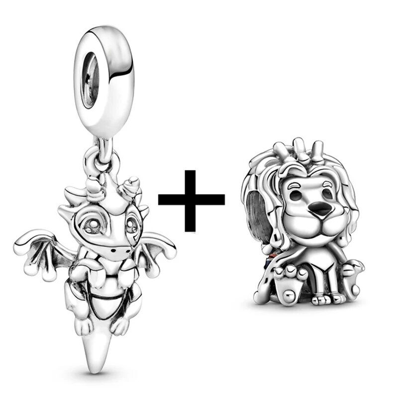 TOGORY Серебряные подвески сова, черепаха, дельфин Серебряный, 017