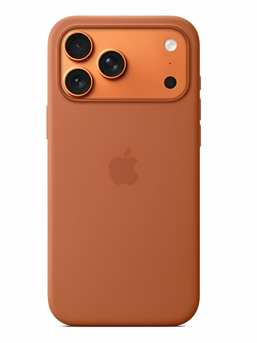 Чехол Apple iPhone 17 Pro Max Silicone Case with MagSafe Terra Cotta (MGFQ4FE/A)