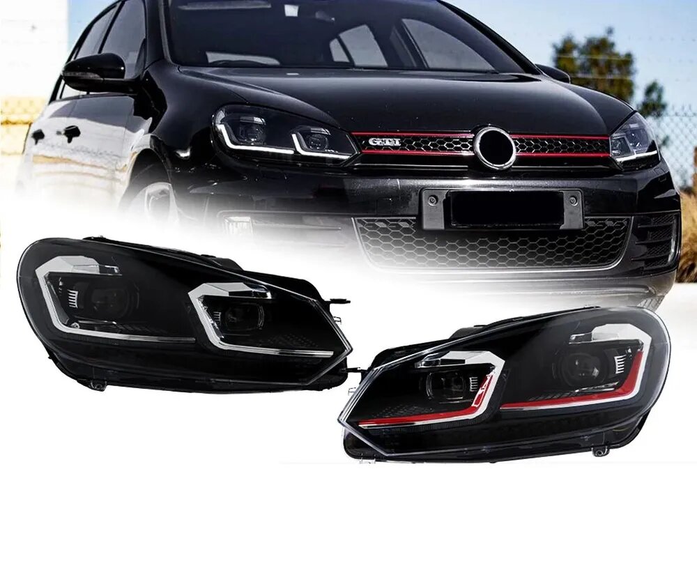 AFPARTS Фара автомобильная, Светодиодная, 2 шт, арт. Volkswagen Golf 6 FULL LED GTI